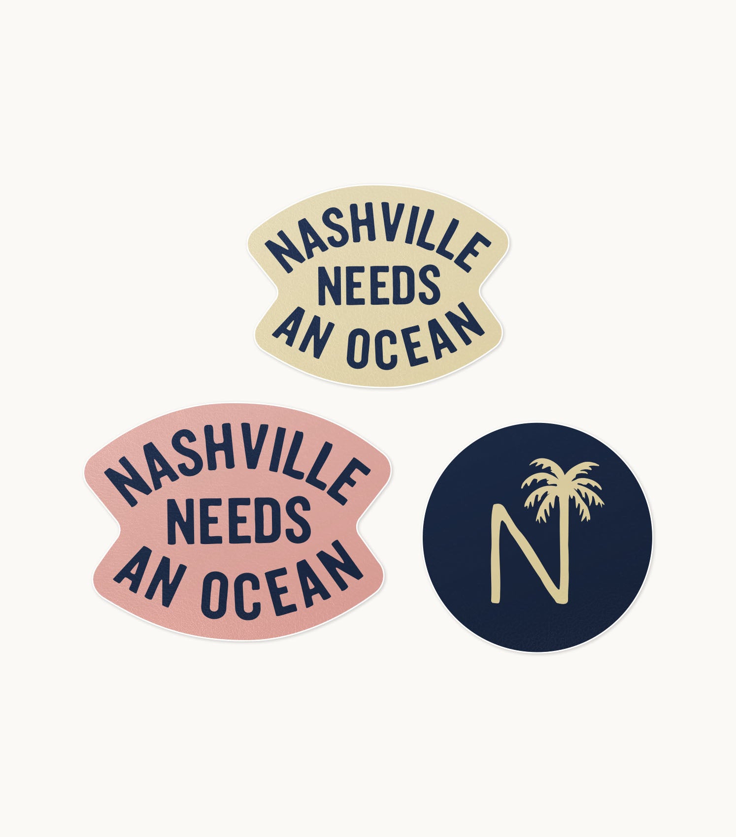 Nashville Sticker Pack – NEEDS AN OCEAN